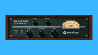 Soundtoys「Radiator」の特徴と使い方 | サウンドに1960年代のアナログ感と温かみを与えるプラグイン | スタジオ翁
