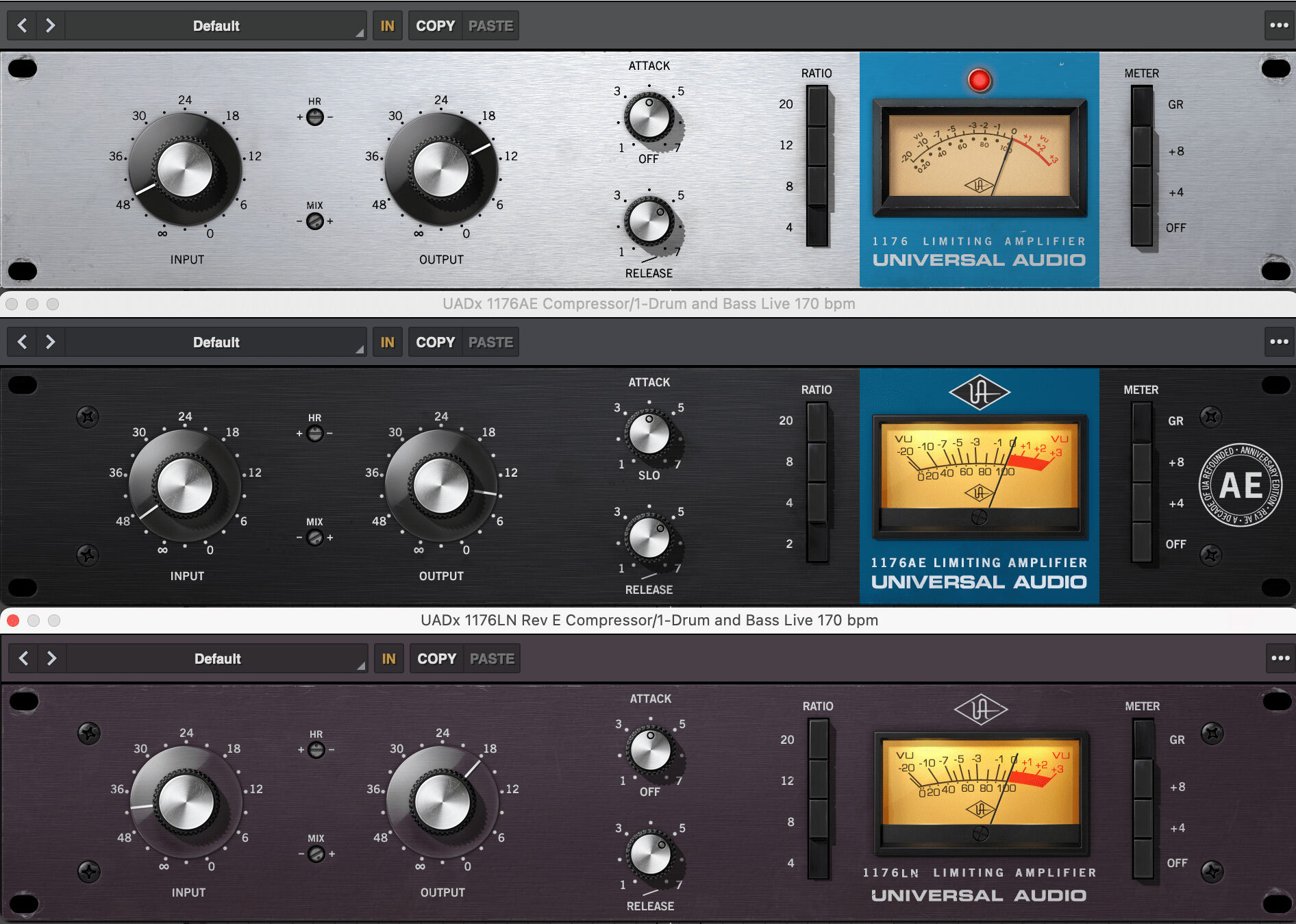 1176系コンプの特徴と使い方 | スタジオ翁